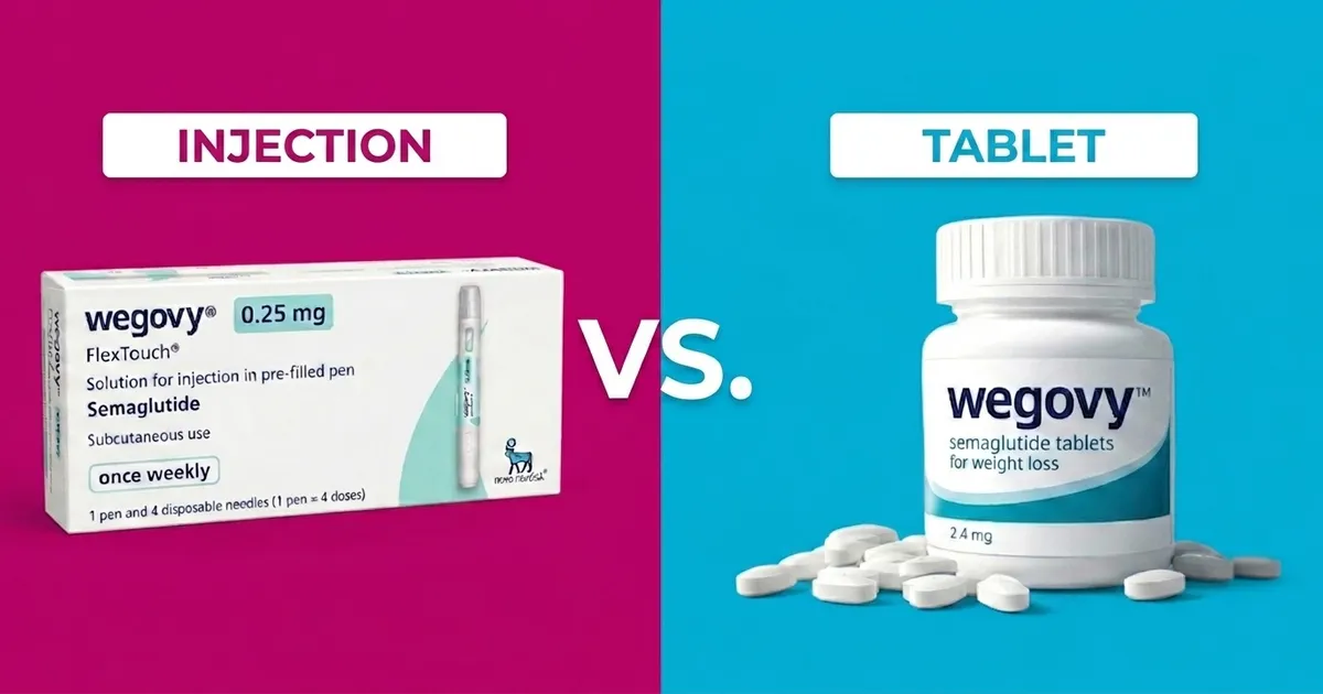 Wegovy Injection vs. Tablet: What Is the Difference? | Weldricks