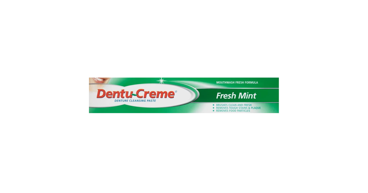 Dentu-Creme Denture Cleansing Paste Fresh Mint 75ml