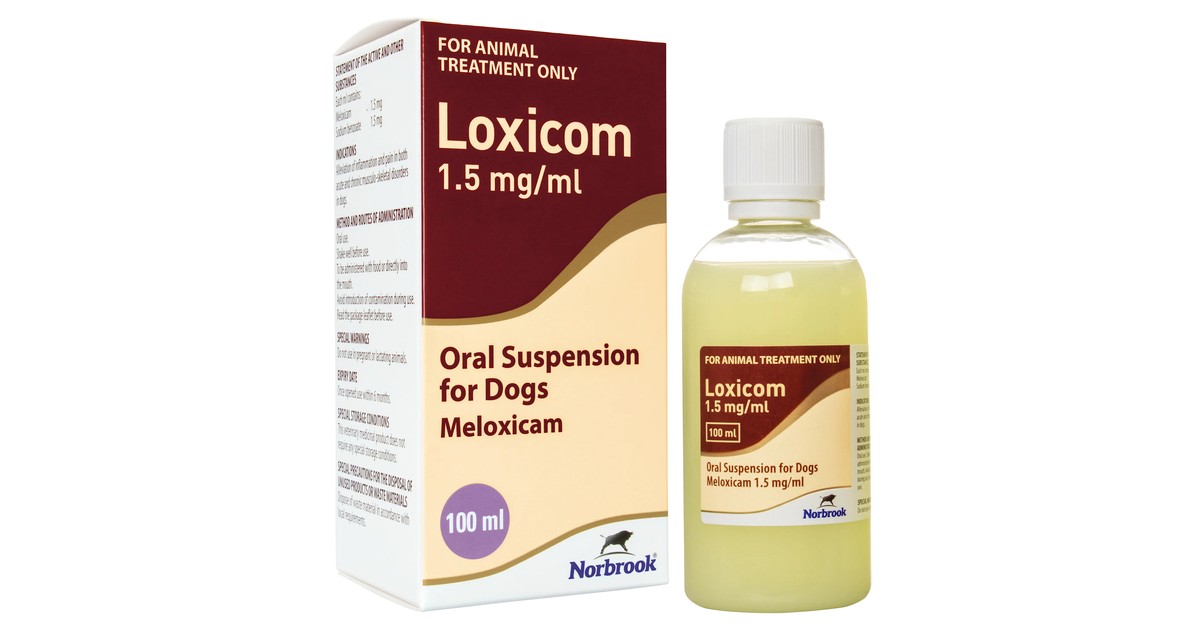 Loxicom 1.5mg/ml Oral Suspension for Dogs - 100ml (Prescription Only)