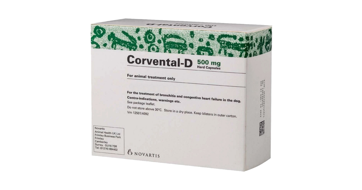 Corvental 500mg 1 tablet (vet) (Prescription item)
