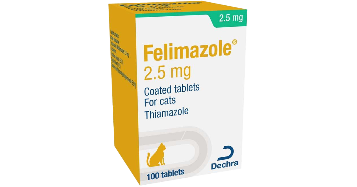 Felimazole 2.5mg each (vet) (Prescription item)