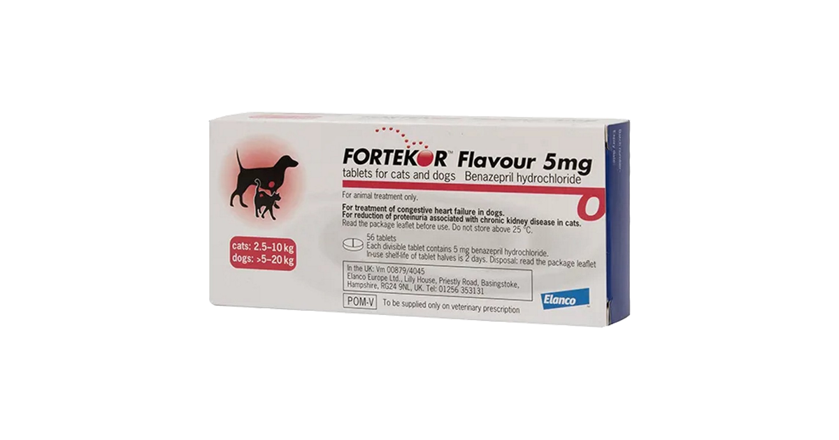 Buy Fortekor 5mg Tablets for Dogs & Cats | Vet Prescription