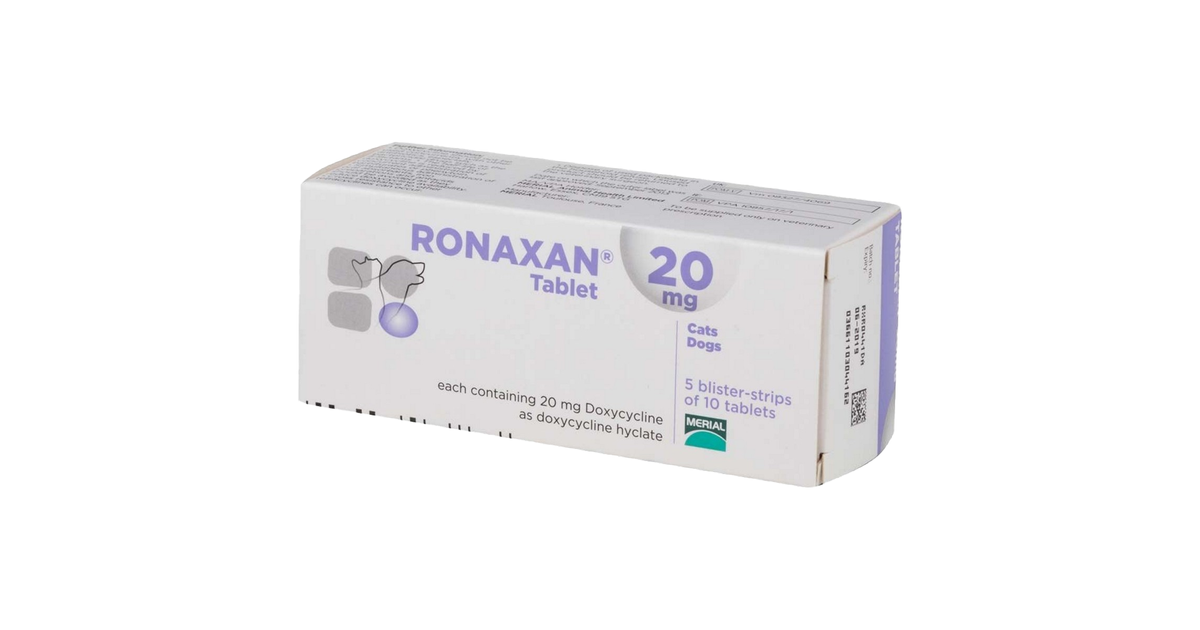 Ronaxan 20mg 1 tab (vet) (Prescription item)