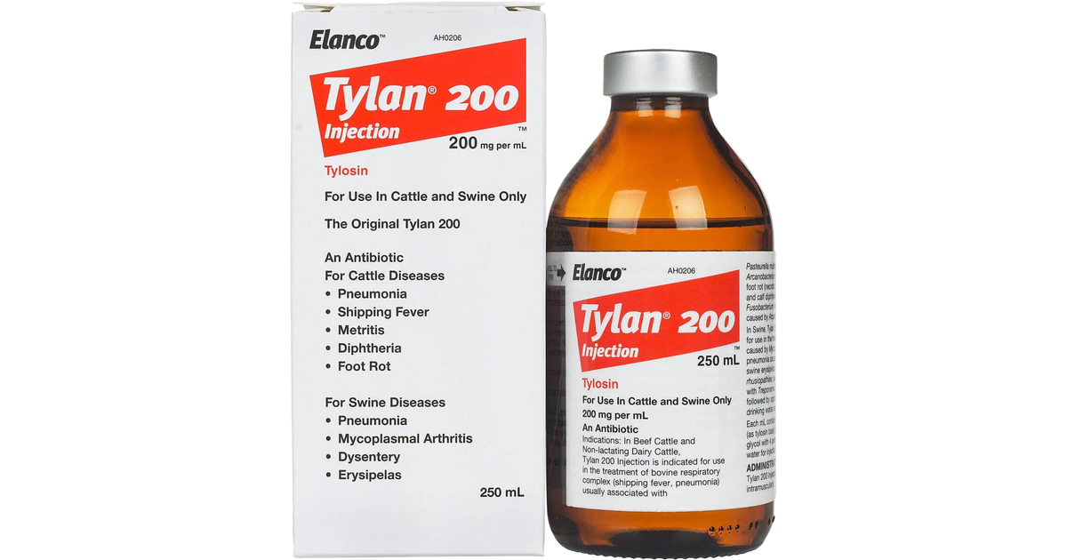 Tylan 200 100ml (vet) (Prescription item)