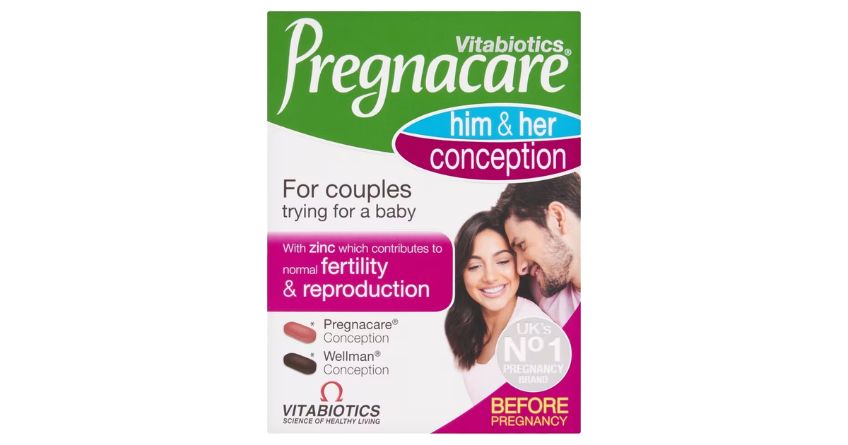 Pregnacare Conception His & Her Tablets Pack of 60