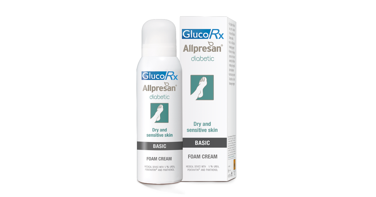 GlucoRx Allpresan Diabetic Foam Cream Basic 300ml