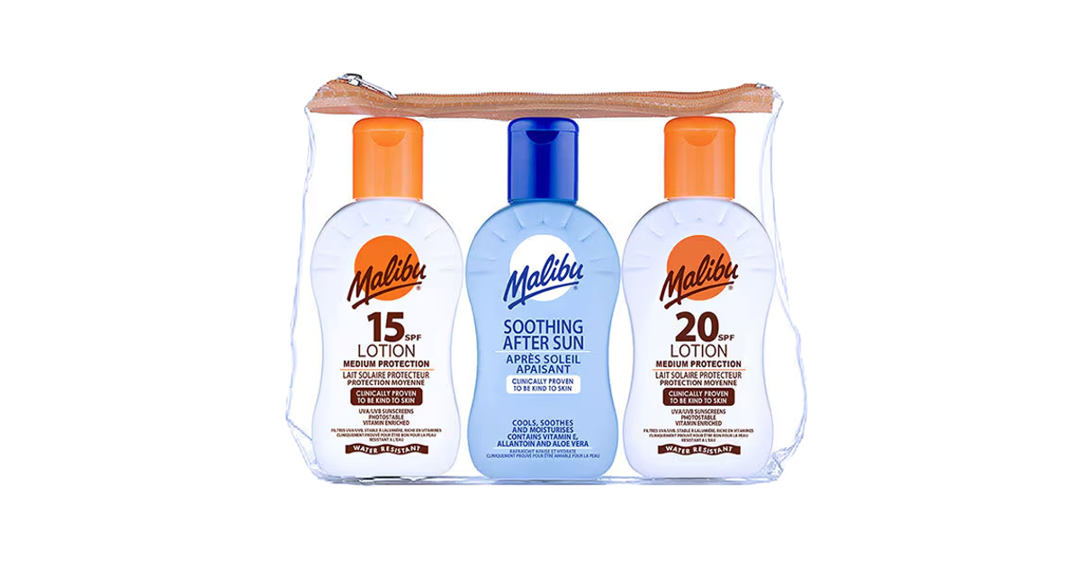 Malibu Sun Protection Travel Pack