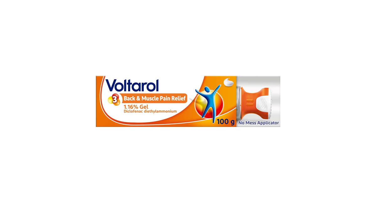 Voltarol Back & Muscle Pain Relief 1.16% Gel 100g
