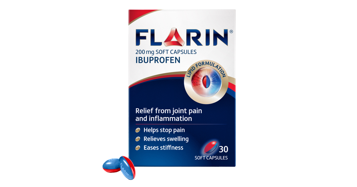Flarin Ibuprofen 200mg Capsules (30 Pack)