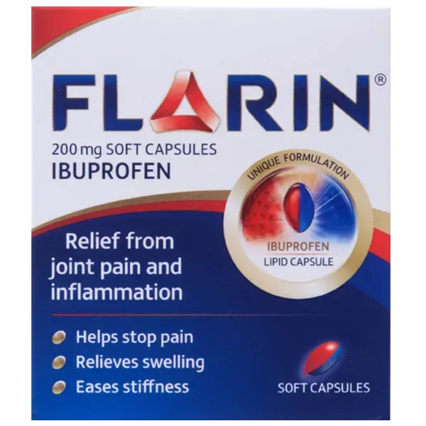 Flarin Ibuprofen 200mg Capsules (30 Pack)