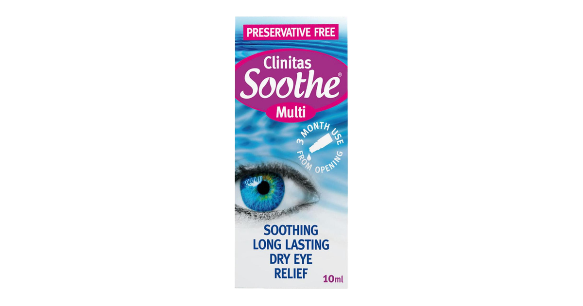 Clinitas Soothe Multi Dry Eye Relief Drops 10ml