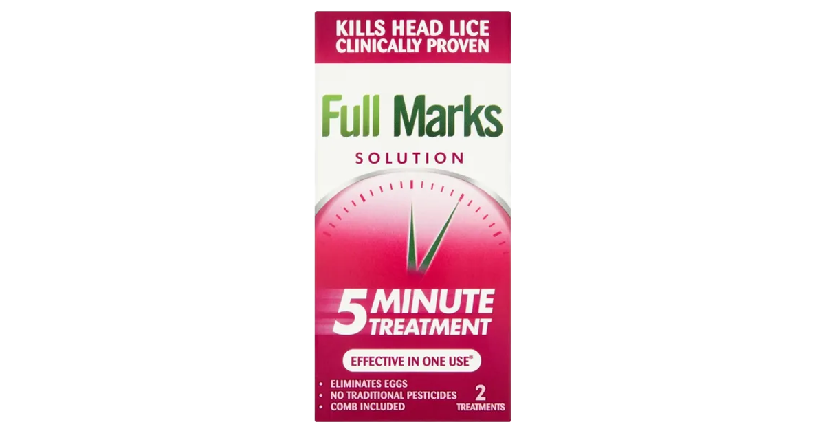 Full Marks Solution With Comb 100ml
