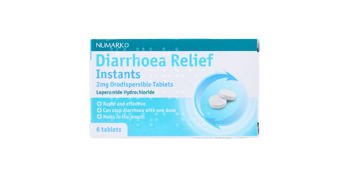 Numark Diarrhoea Relief Instants Tablets Pack of 6