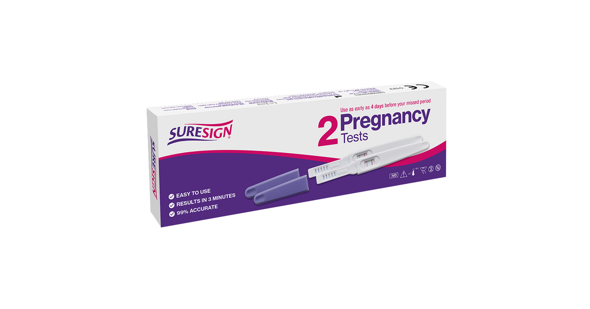 Suresign Pregnancy Test Strips Pack of 2