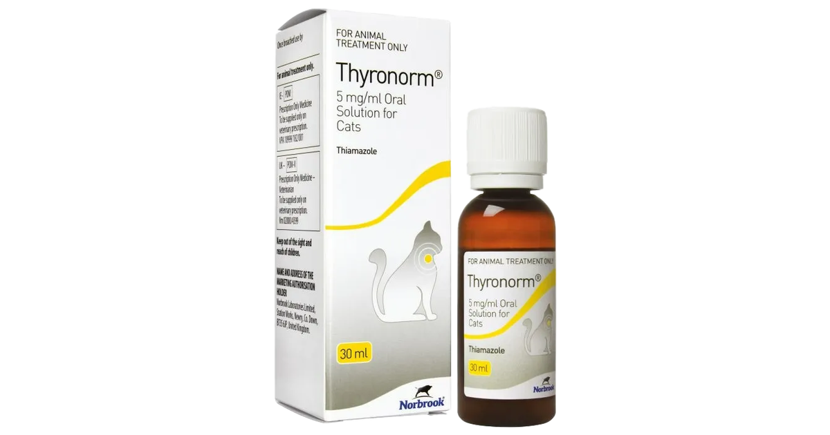 Thyronorm 5mg/ml Oral Solution for Cats (30ml) | Weldricks