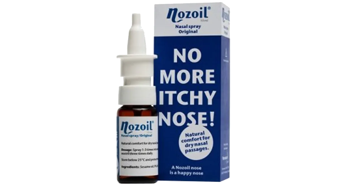 Nozoil Nasal Spray 10ml: Soothe Dry & Itchy Noses