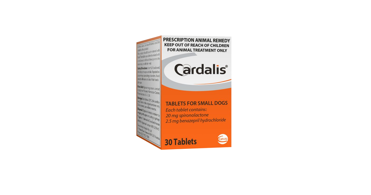 Cardalis 2.5mg/20mg Tablet For Animals - Weldricks Pharmacy