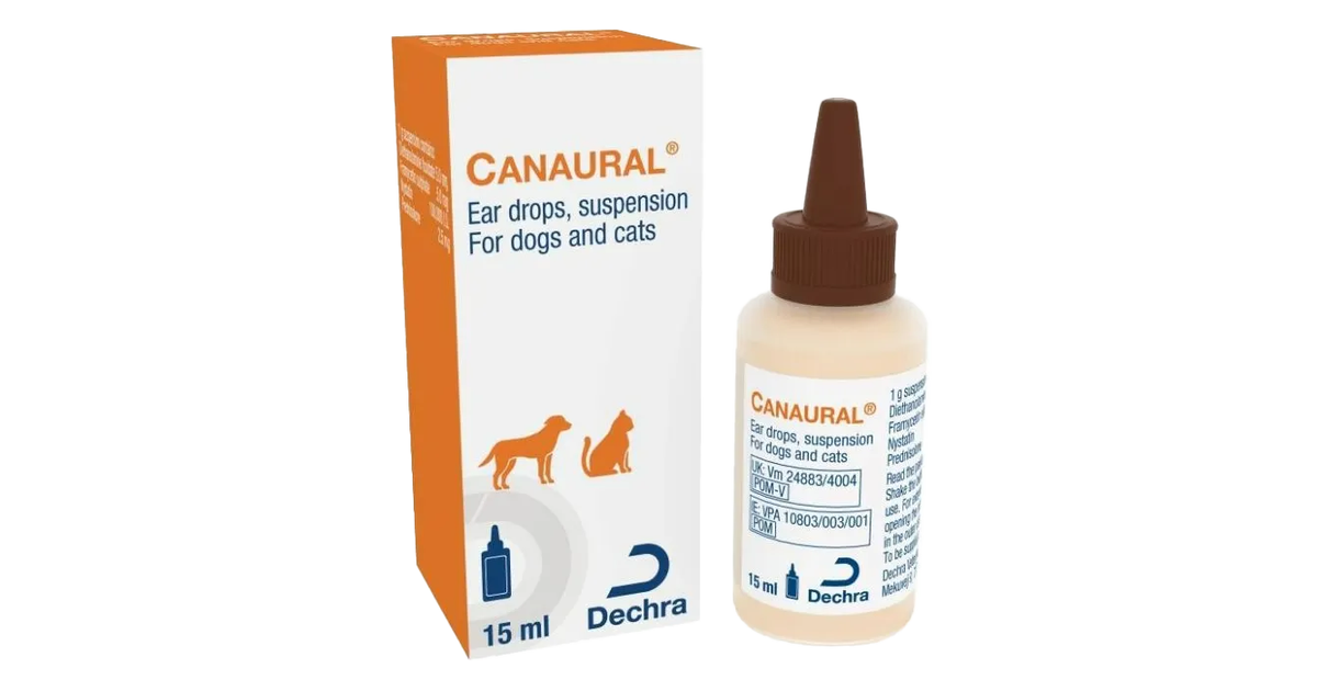 Canaural Ear Drops for Cats & Dogs 25ml | Weldricks