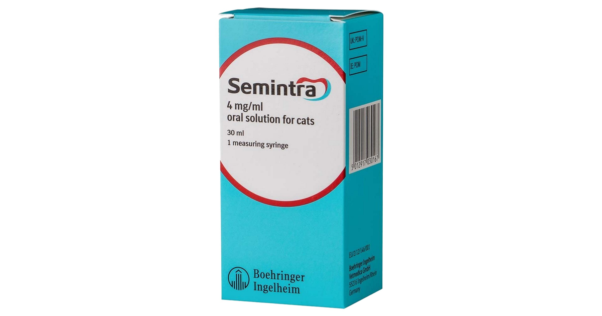 Semintra 4mg/ml Oral Solution for Cats 30ml
