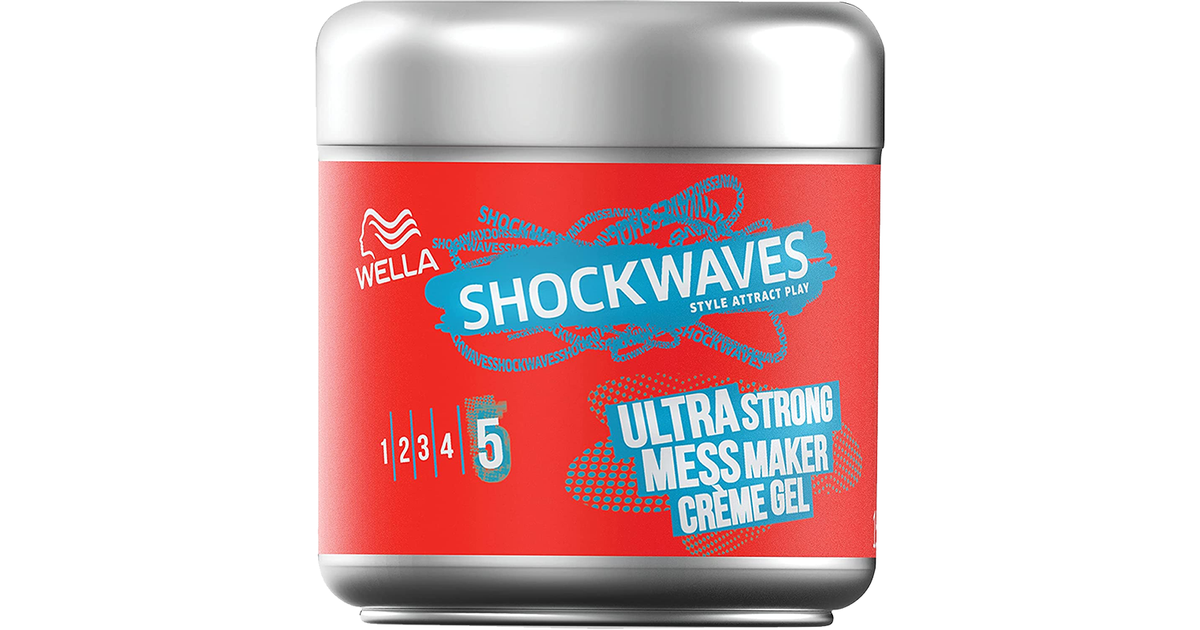 Achieve the Perfect Messy Look with Wella Shockwaves Gel