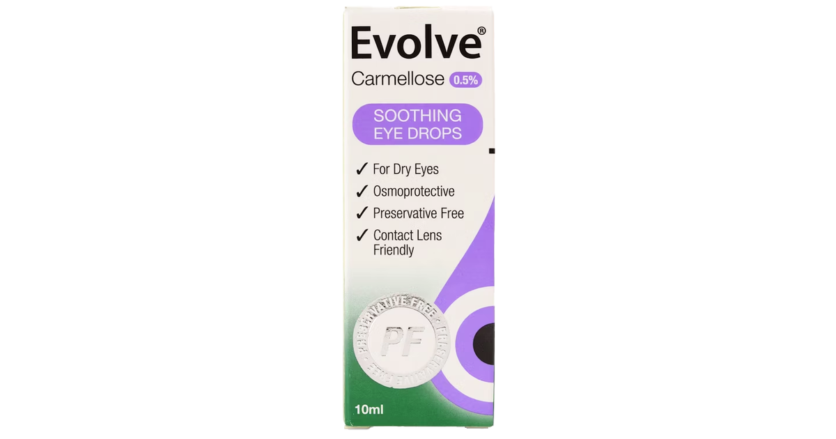 Evolve Carmellose 0.5% Eye Drops: Dry Eye Relief