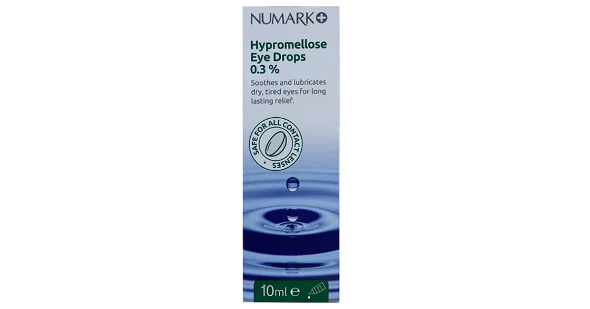 Numark Hypromellose Eye Drops 10ml: Soothe Dry Eyes