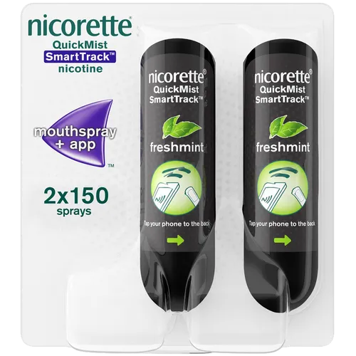 Nicorette® Quickmist Fresh Mint 1mg (2x150 Mouth Sprays)