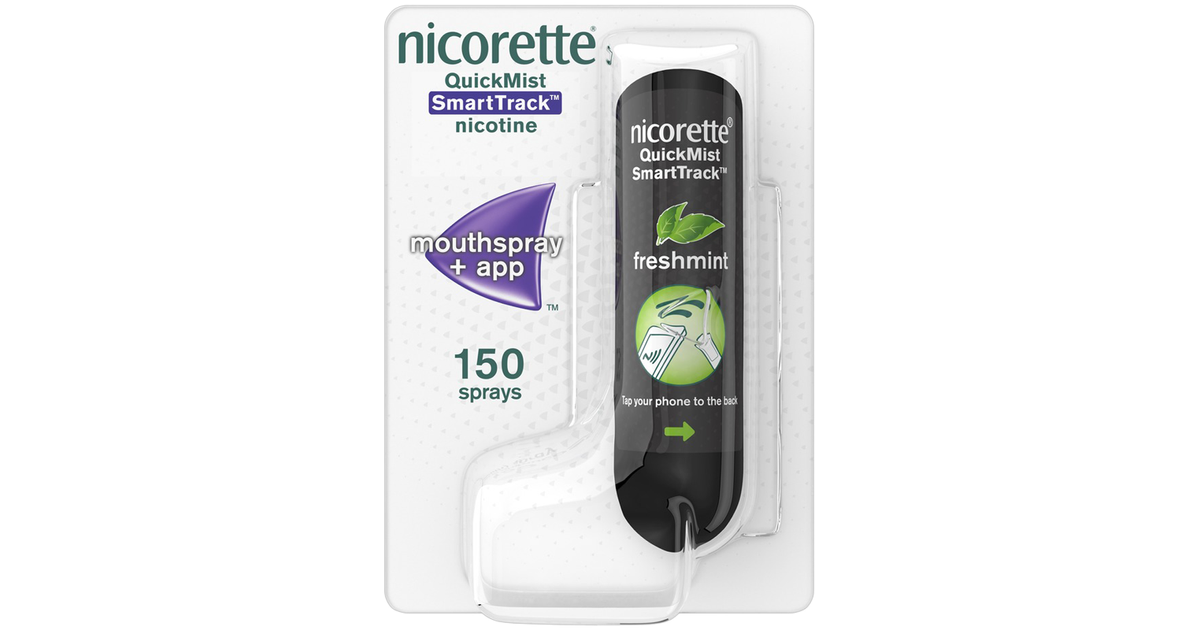 Nicorette® QuickMist SmartTrack 1mg/Spray Mouthspray Nicotine Freshmint ...