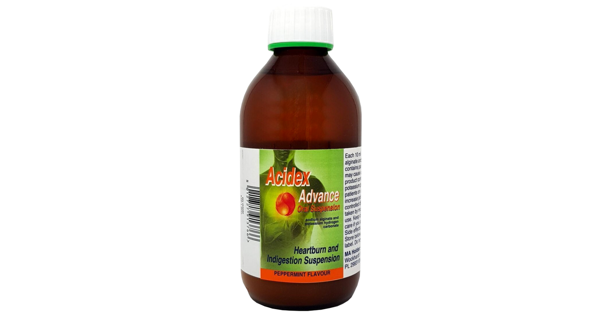 Acidex Advance Oral Suspension Peppermint 500ml | Weldricks