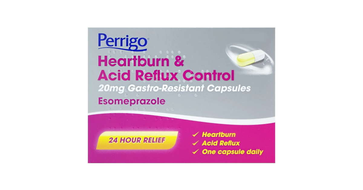 Perrigo Heartburn & Acid Reflux Control Capsules Pack of 7