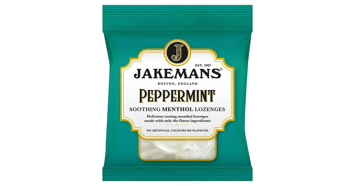 Jakemans Cough Sweets Peppermint Menthol 73g