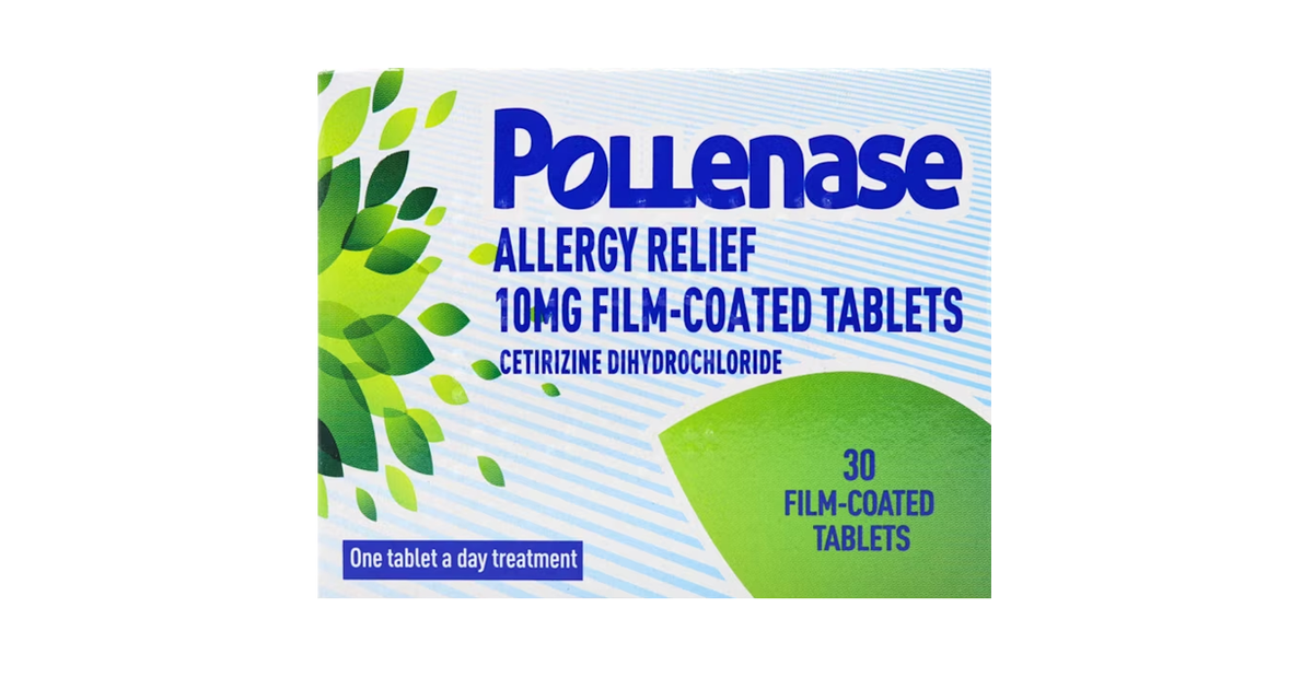Pollenase Allergy Relief Tablets 30 Pack - Hayfever Relief