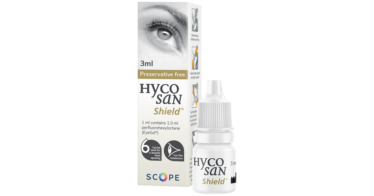 Hycosan Shield Preservative Free Eye Drops 3ml