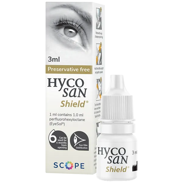 Hycosan Shield Preservative Free Eye Drops 3ml