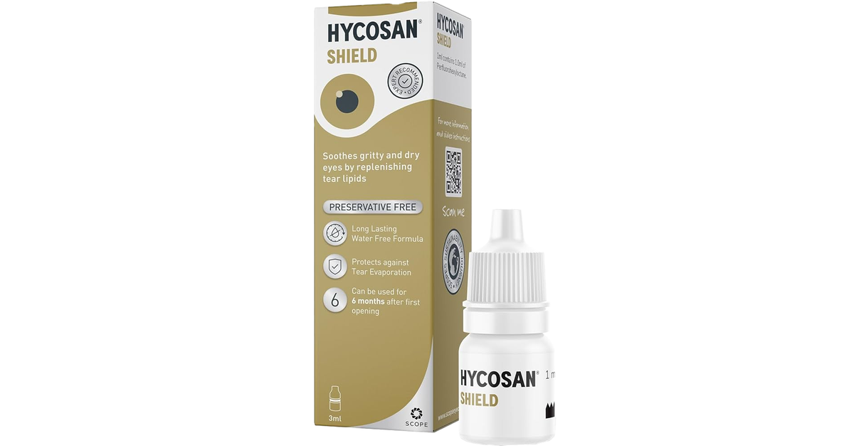 Hycosan Shield Preservative Free Eye Drops 3ml