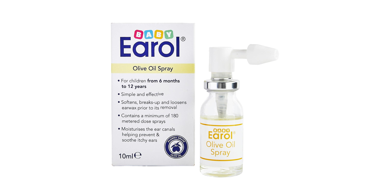 Baby Earol Ear Wax Remover Olive Oil Spray 10ml