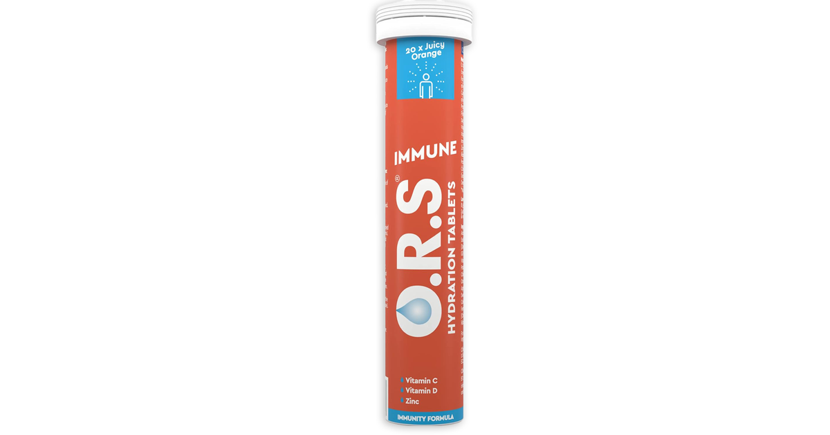 ORS Immune Hydration Tablets | Juicy Orange 20 Pack
