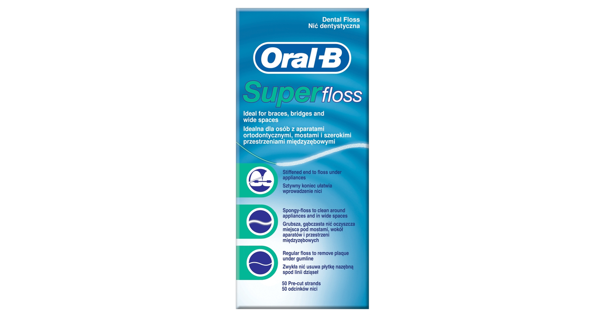 Oral B Superfloss Pack of 50