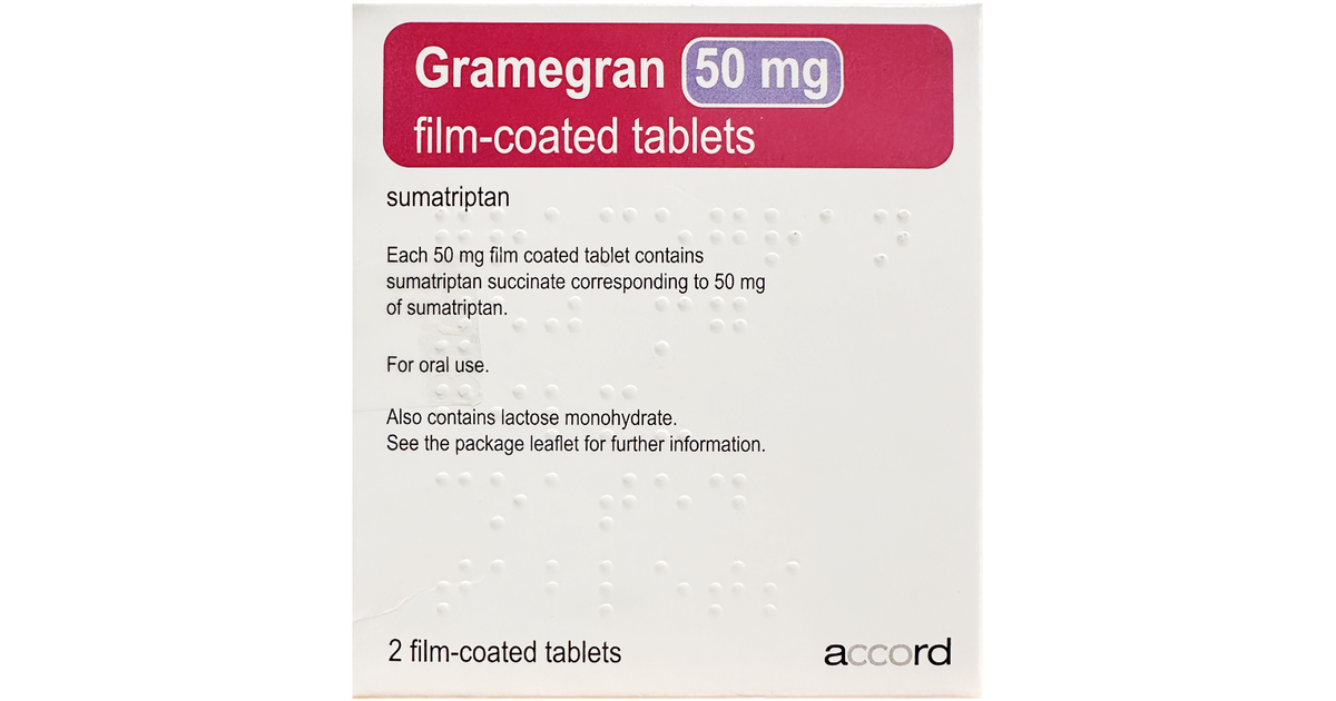 Gramegran Sumatriptan Tablets Pack of 2