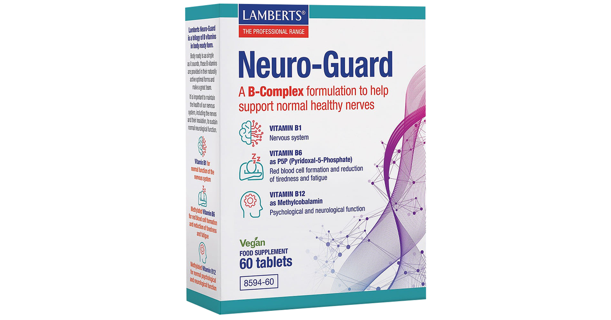Lamberts Neuro-Guard 60 Tablets: Nerve & Cognitive Support