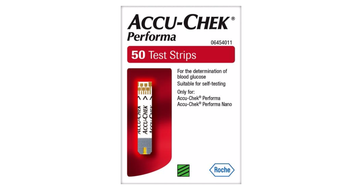 Accu-Chek Performa Blood Glucose Test Strips - Pack of 50 | Weldricks