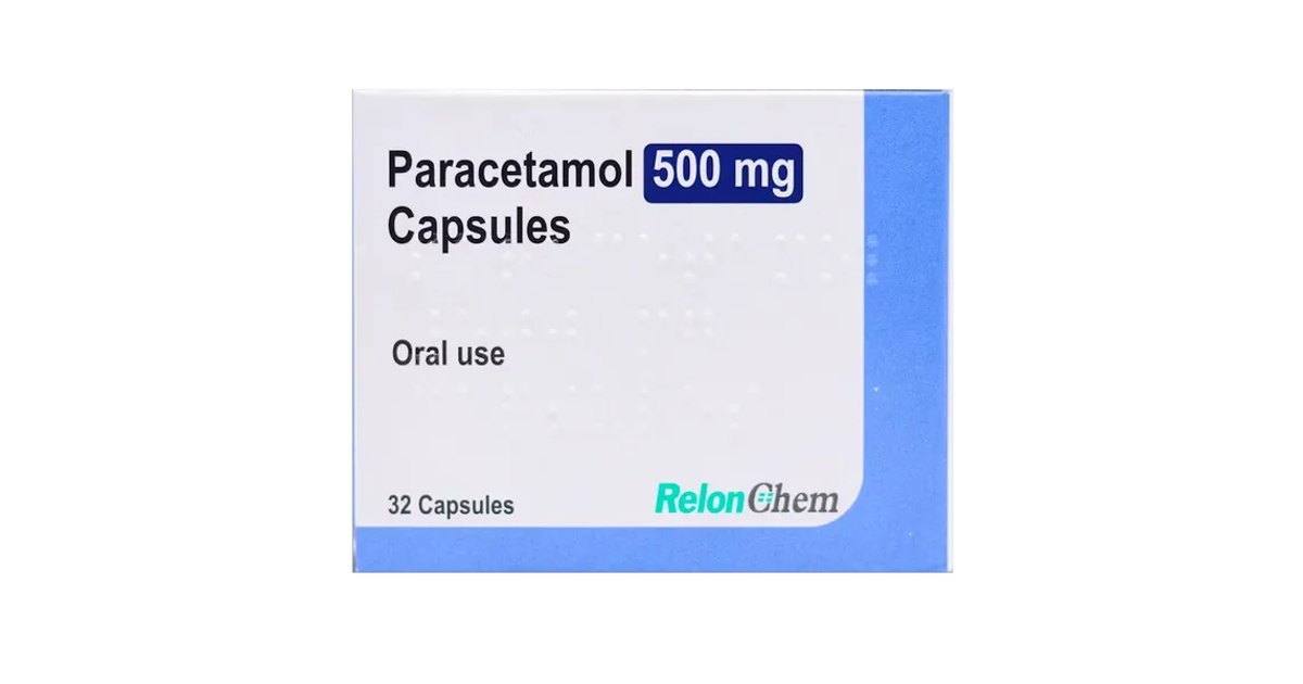 Paracetamol 500mg Capsules Pack of 32