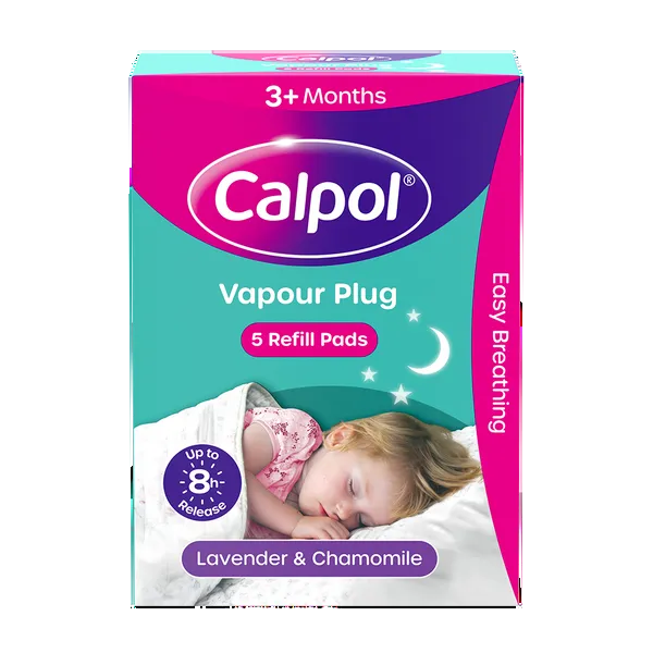 Calpol Vapour Plug Refills Pads Lavender 3+ Months - Pack of 5