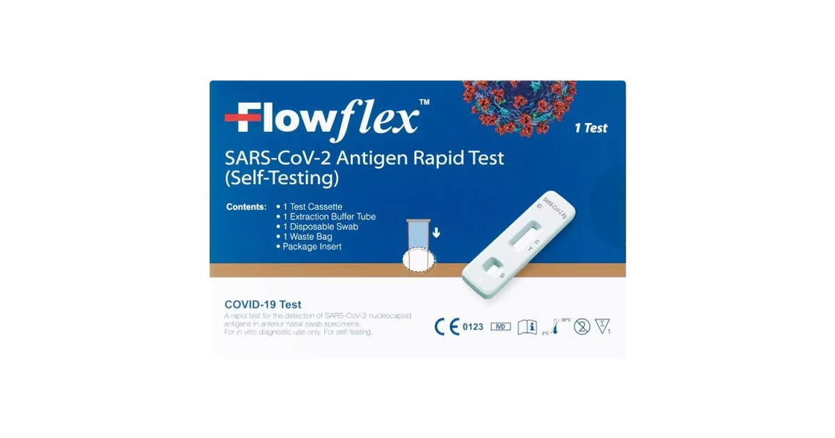COVID-19 Antigen Rapid Lateral Flow Test Pack of 1