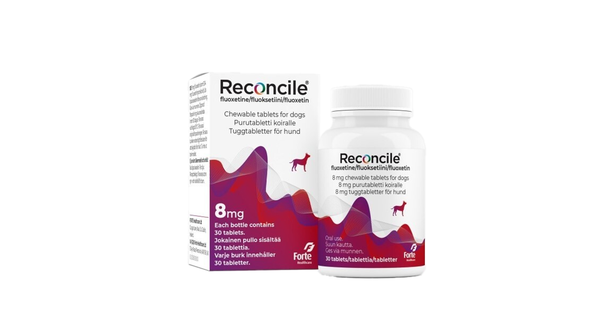 Reconcile 8mg Chewable Tablets for Dogs (Fluoxetine) - Pack of 30