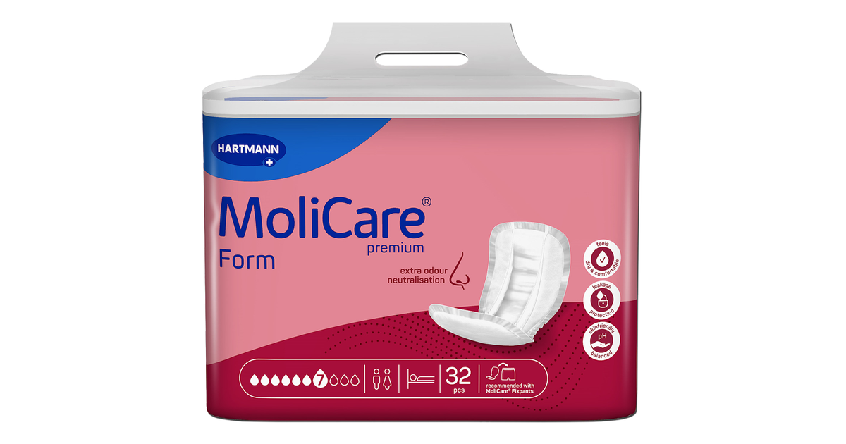 MoliCare Premium Form Pads for Severe Incontinence (32 Pack)