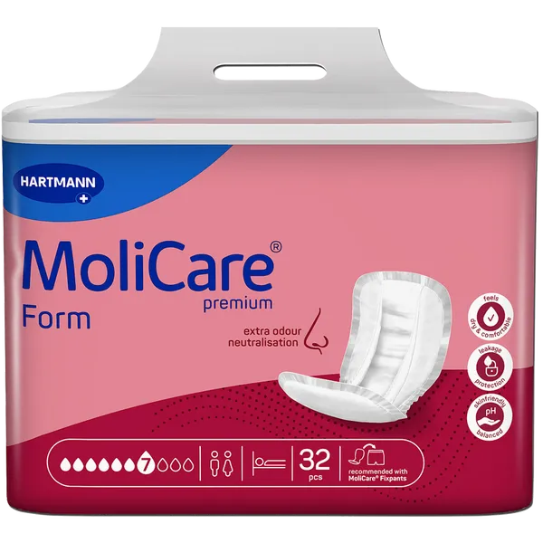 MoliCare Premium Form Pads for Severe Incontinence (32 Pack)