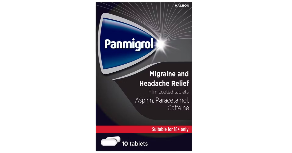 Panmigrol Migraine & Headache Relief Tablets Pack of 10