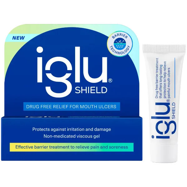 Iglu Shield Mouth Ulcer Gel 10g – Drug-Free Protective Barrier for Pain ...