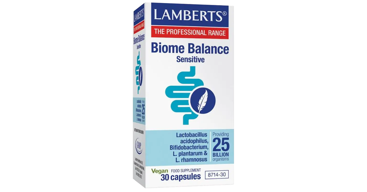 Sensitive Digestion Relief: Lamberts Biome Balance Capsules 30 Pack